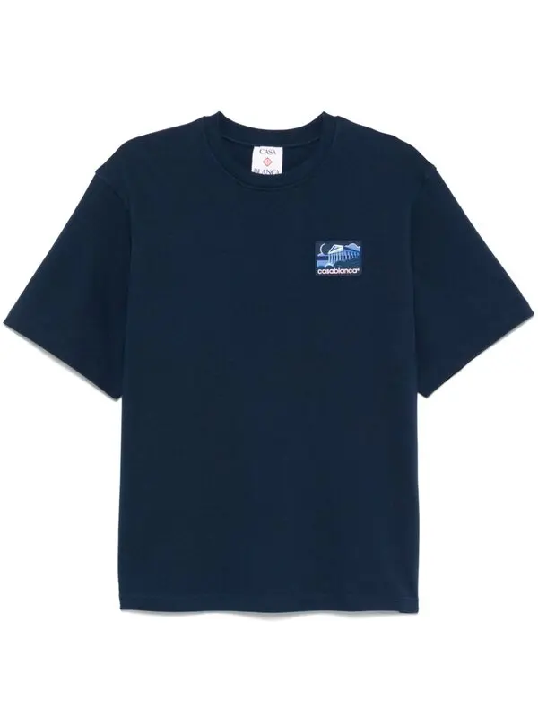Casablanca Logo-patch T-shirt