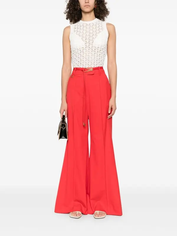 Zimmermann Crush Trousers - Red