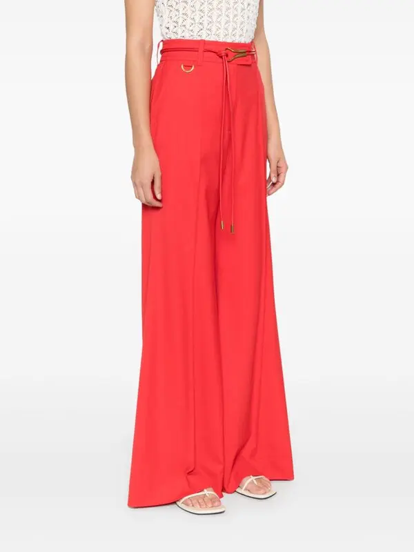Zimmermann Crush Trousers - Red
