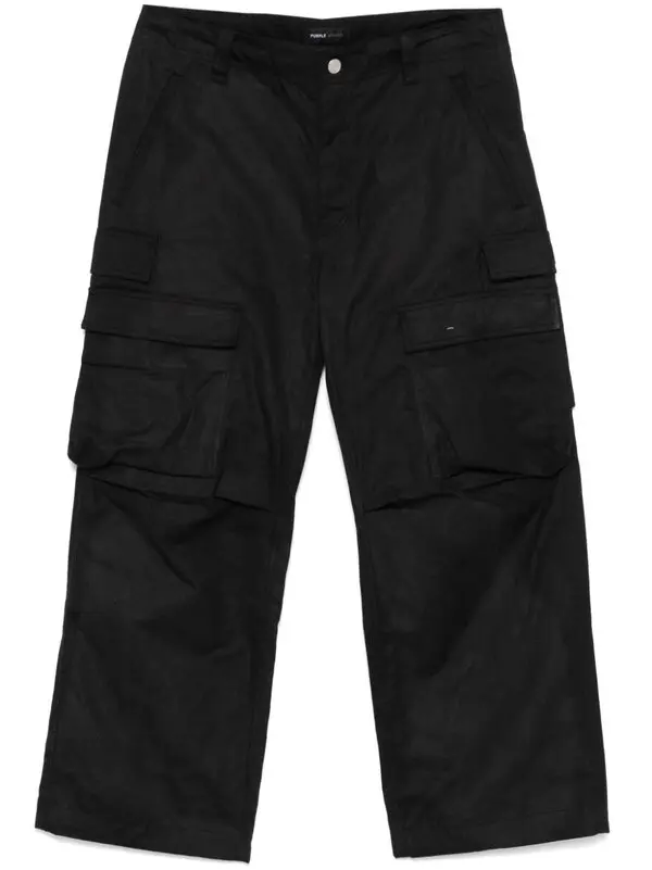 PURPLE BRAND Wide-leg Cargo Trousers