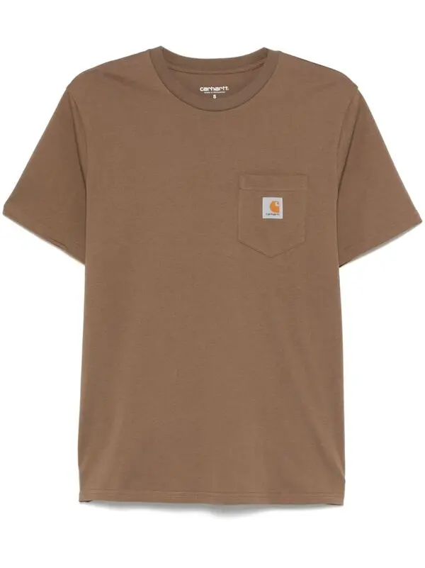 Carhartt Work In Progress Pocket T-shirt - Brown