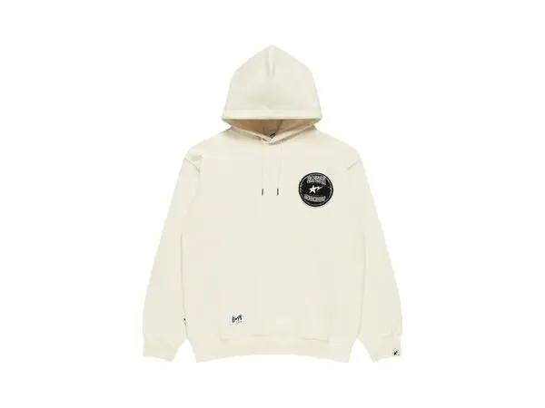 A BATHING APE X Stadium Goods Fleece Pullover Hoodie - Ivory