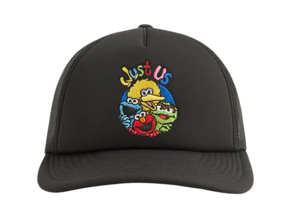 Kith X Sesame Street Nolan Trucker Hat - Black