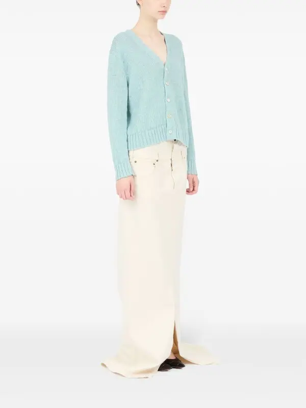 MAISON MARGIELA Hemp Cardigan - Blue