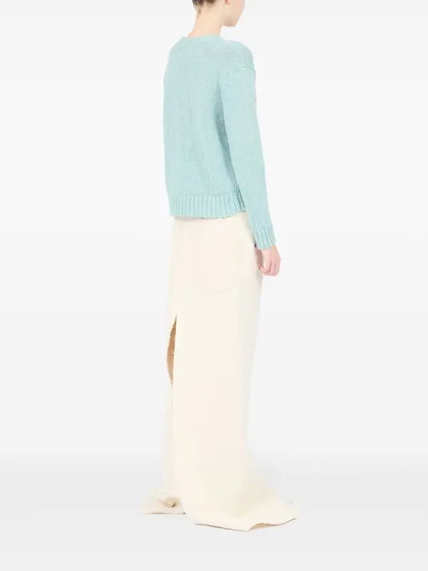MAISON MARGIELA Hemp Cardigan - Blue