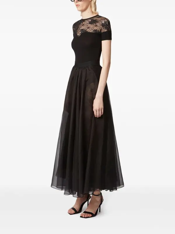 Nina Ricci Organza Maxi Skirt