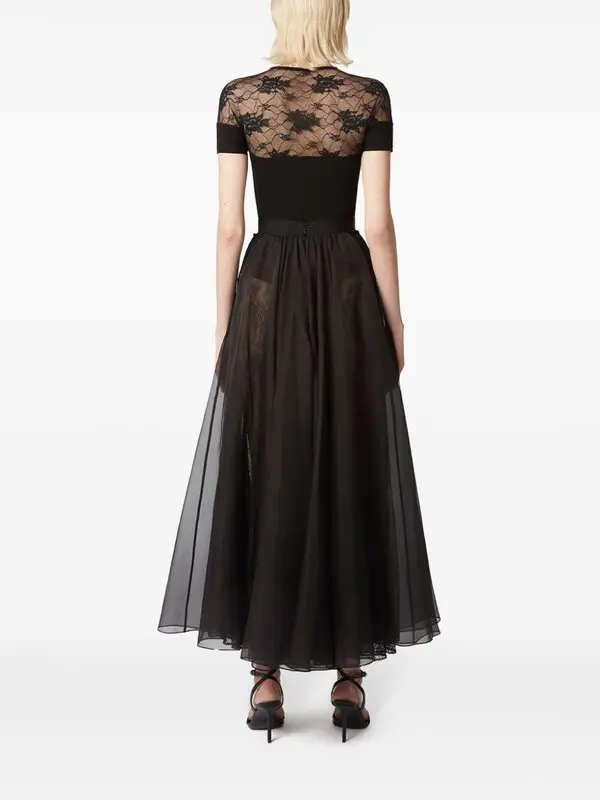 Nina Ricci Organza Maxi Skirt