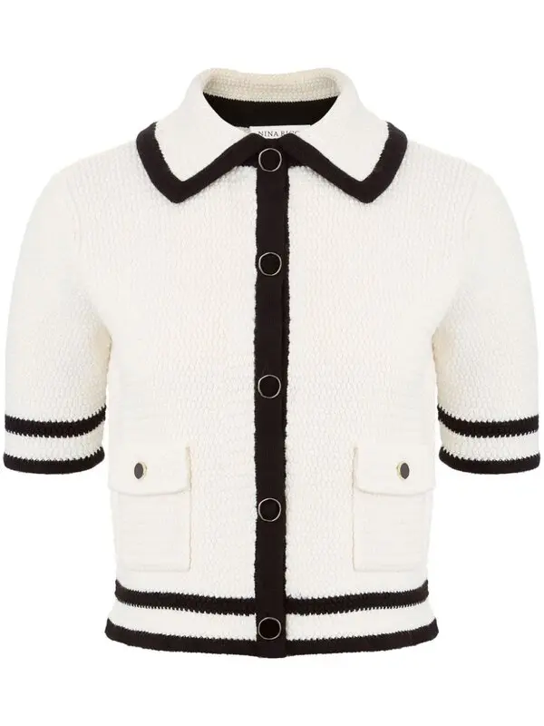 Nina Ricci Three-quarter Sleeve Cardigan - White