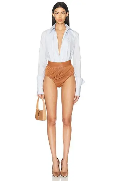 LAQUAN SMITH Fitted Button-down Shirt