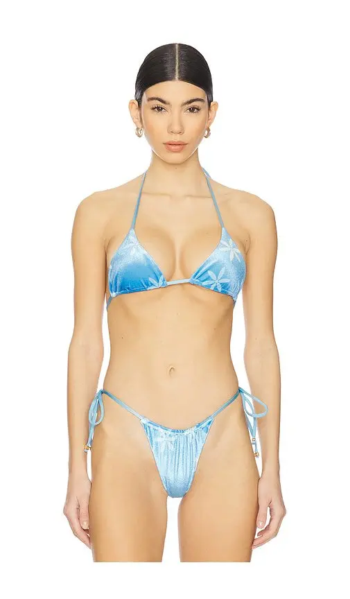 VDM Blair Reversible Bikini Top - Aster