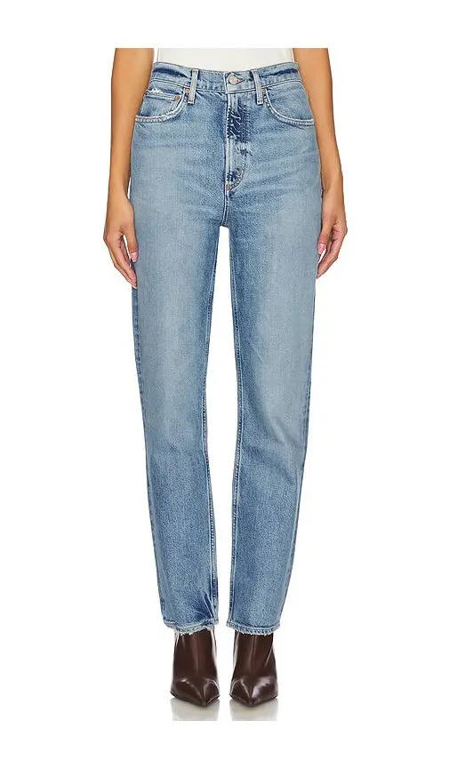 AGOLDE High Rise Stovepipe Jeans In . Also