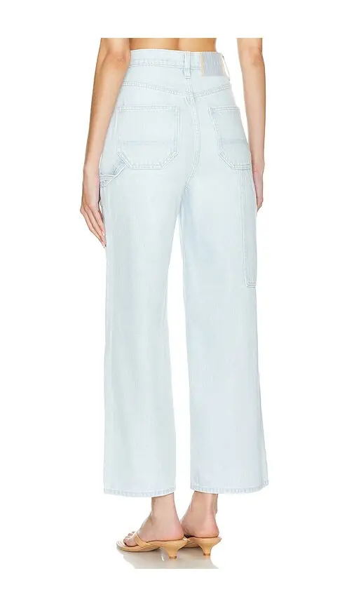 MOTHER High Waisted Smoothie Carpenter Ankle Jeans - Denim-light