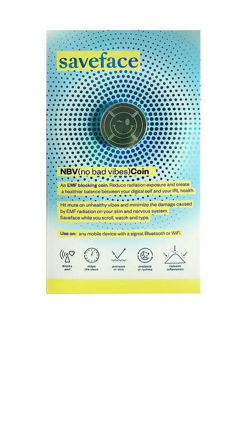 SAVEFACE Nbv Coin Anti-radiation Blocking Decal - Blue