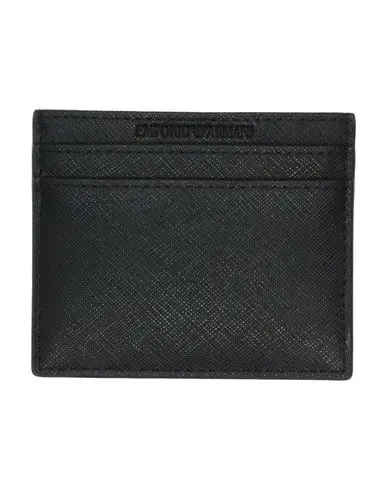 Emporio Armani Document Holder Recycled Leather