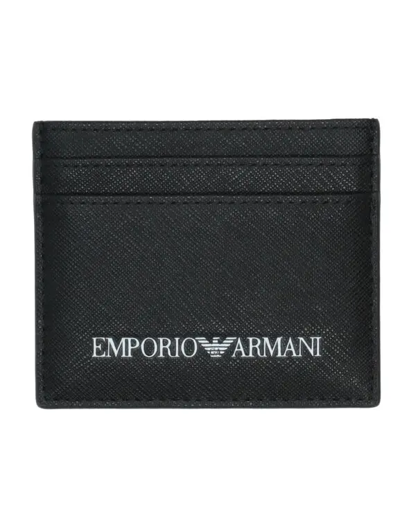 Emporio Armani Document Holder Recycled Leather
