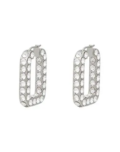 Amina Muaddi Earrings - Silver