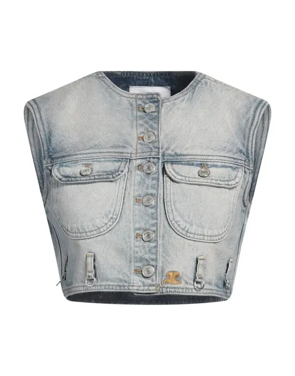 COURREGES Denim Vest - Blue