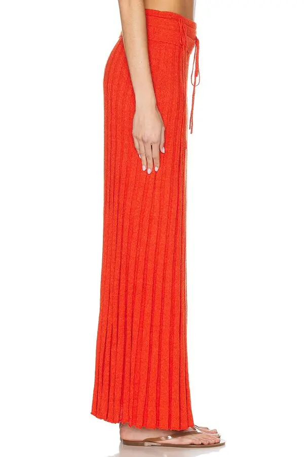 Christopher Esber Straccio Knitted Skirt - Red