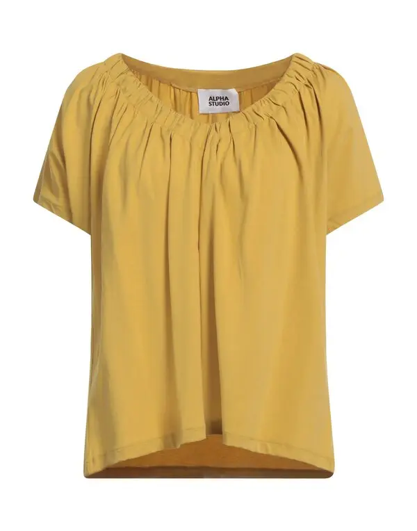 Alpha Studio T-shirt With V-neck