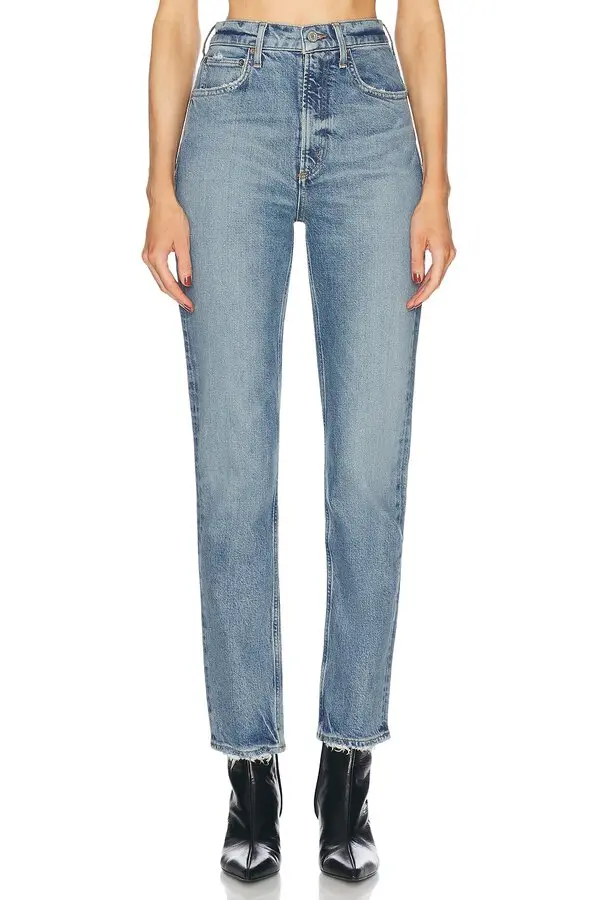 AGOLDE High Rise Stovepipe Jeans