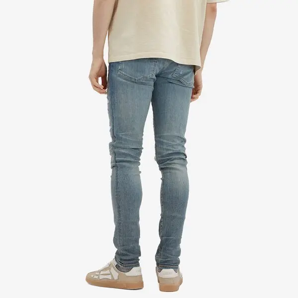 Amiri Ma Quad Repaired Skinny Jeans