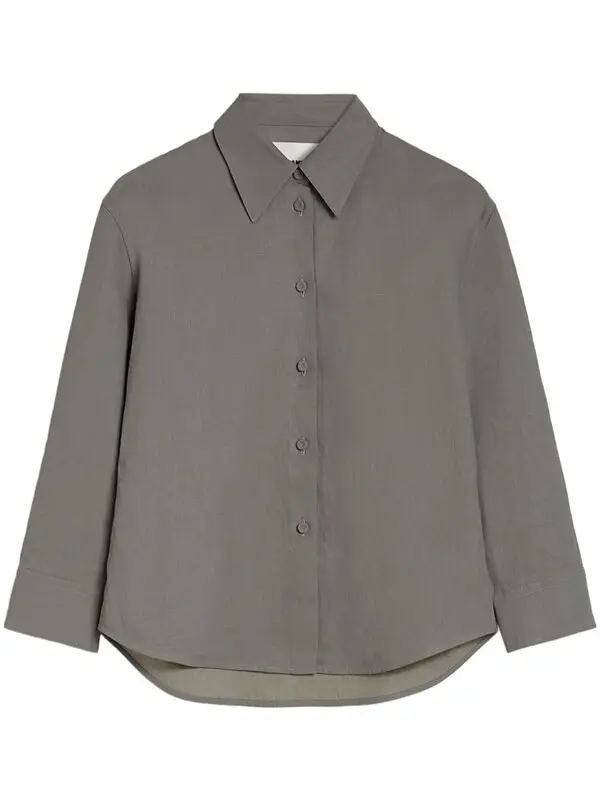 JIL SANDER Curved Hem Shirt