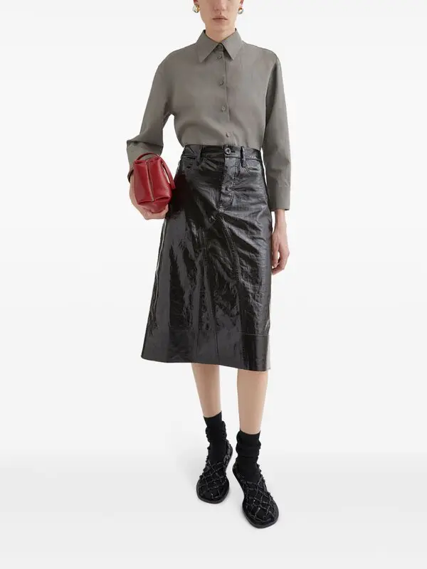 JIL SANDER Curved Hem Shirt