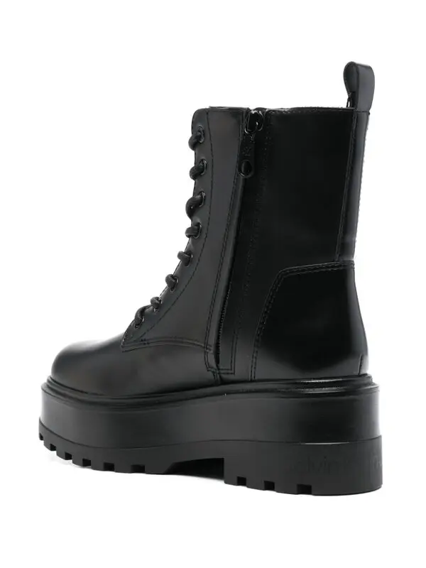 Calvin Klein Leather Platform Boots