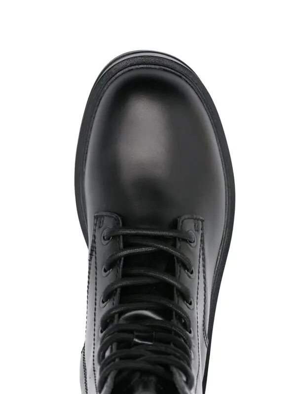 Calvin Klein Leather Platform Boots