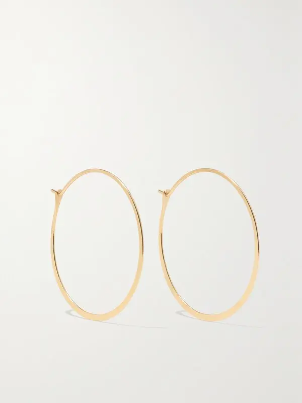 MELISSA JOY MANNING 14-karat Recycled Hoop Earrings - Gold