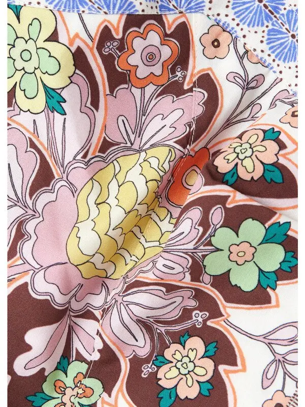 Etro Cropped Floral-print Top