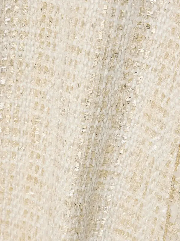 Borgo De Nor Eponine Metallic Tweed Maxi Dress