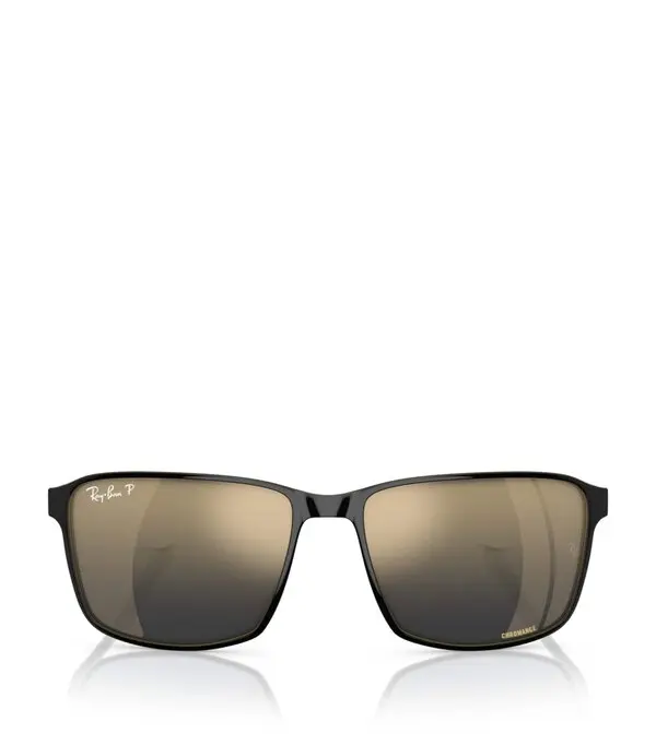 Ray-ban Metal Square Frame Sunglasses - Black