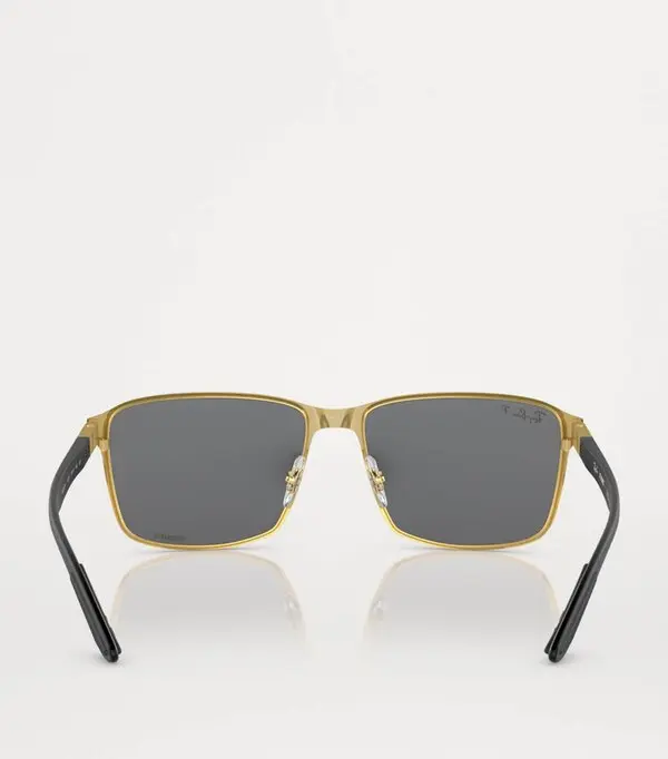 Ray-ban Metal Square Frame Sunglasses - Black