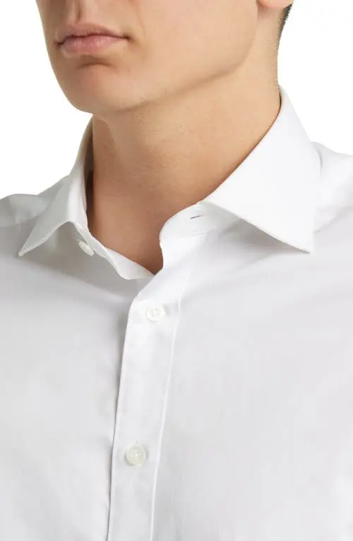 CHARLES TYRWHITT Luxury Twill Slim Fit Shirt Double Cuff