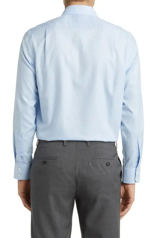 CHARLES TYRWHITT Non-iron Twill Shirt - Sky Blue