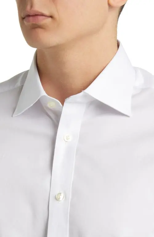 CHARLES TYRWHITT Egyptian Cotton Twill Slim Fit Single Cuff Shirt