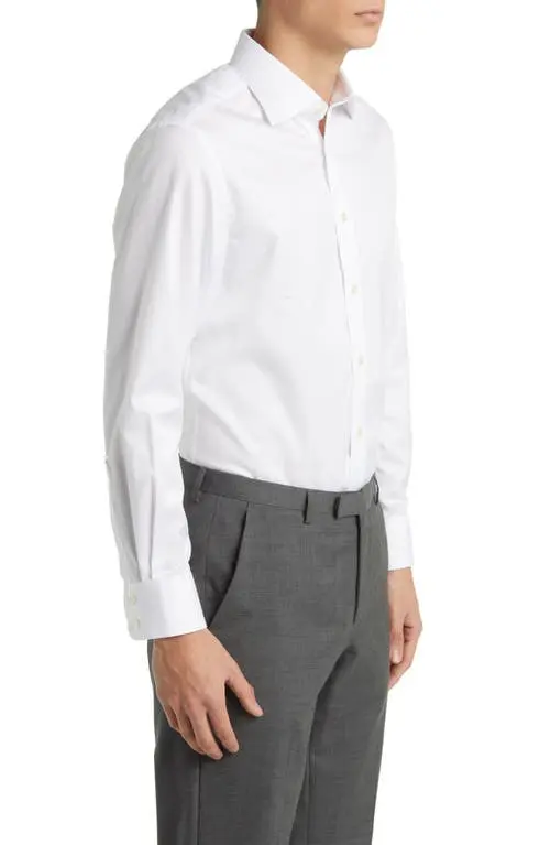 CHARLES TYRWHITT Egyptian Cotton Twill Slim Fit Single Cuff Shirt