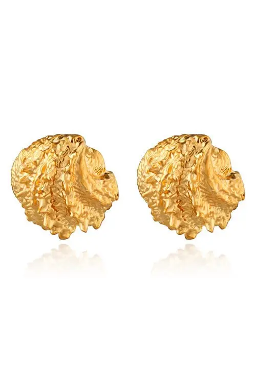 CHRISTINA CARUSO Small Shell Stud Earrings