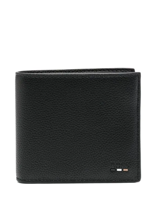 BOSS Logo-deed Wallet - Black