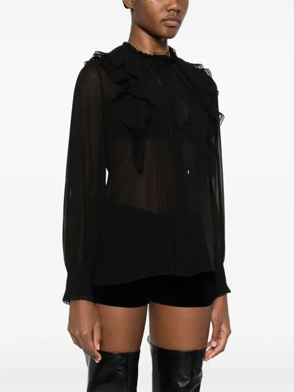 Chloé Ruffled Silk Blouse