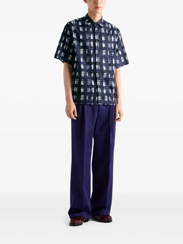 Prada Short-sleeves Cotton Shirt
