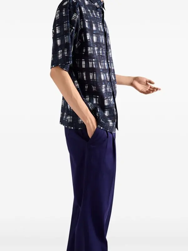 Prada Short-sleeves Cotton Shirt