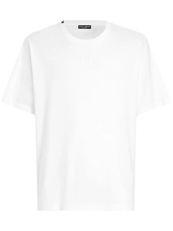 Dolce & Gabbana Logo Tag T-shirt - White