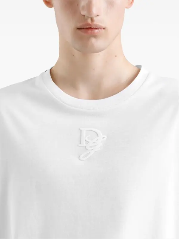 Dolce & Gabbana Logo Tag T-shirt - White