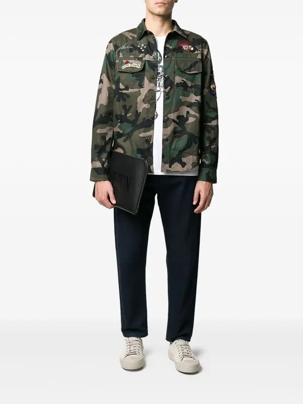 Valentino Garavani Camouflage-print Shirt