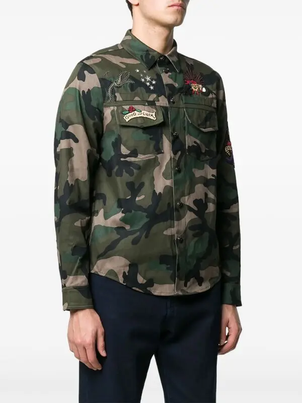 Valentino Garavani Camouflage-print Shirt