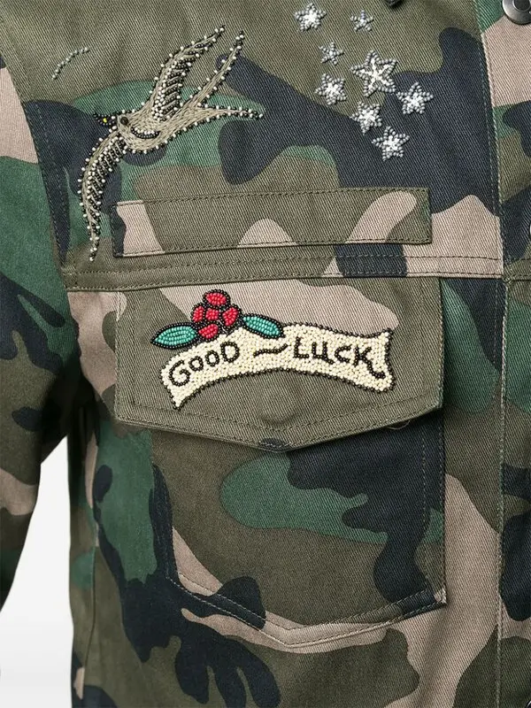 Valentino Garavani Camouflage-print Shirt