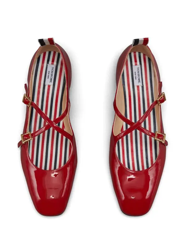 Thom Browne Ballet Flats - Red
