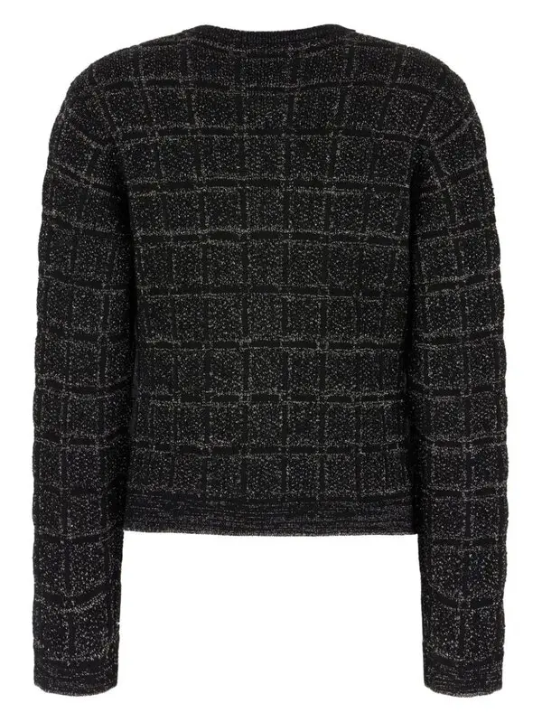 Gucci Checked Jacquard Cardigan